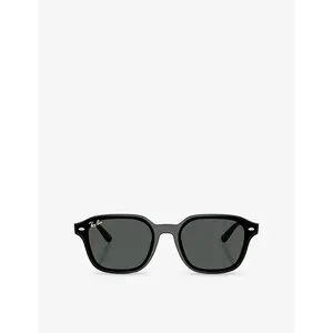 Ray-ban Square-frame Nylon Sunglasses - Black