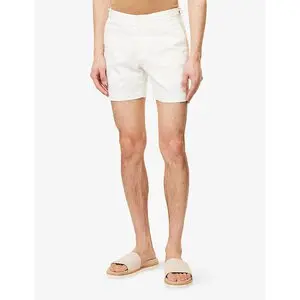 Orlebar Brown Regular-fit Stretch-cotton Shorts - Sea Mist