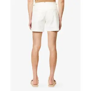 Orlebar Brown Regular-fit Stretch-cotton Shorts - Sea Mist