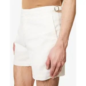Orlebar Brown Regular-fit Stretch-cotton Shorts - Sea Mist