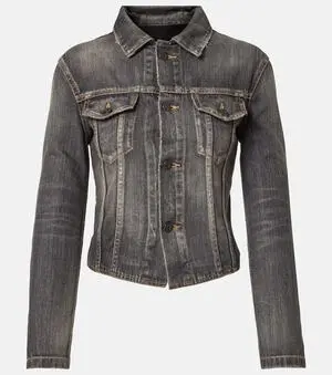 Balenciaga Lace-up Denim Jacket