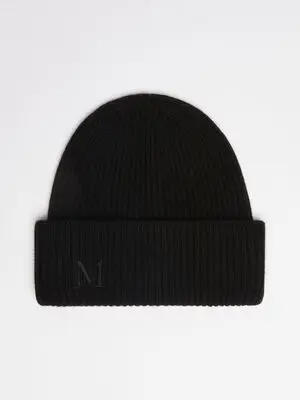 Max Mara Rib-knit Cashmere Beanie - Black