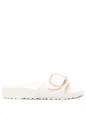 BIRKENSTOCK Madrid Big Buckle Slides - Neutrals