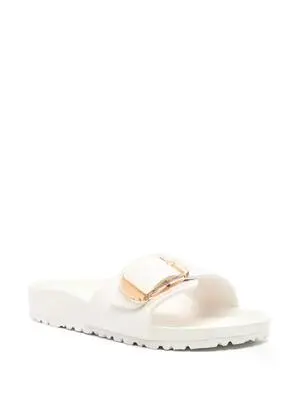 BIRKENSTOCK Madrid Big Buckle Slides - Neutrals