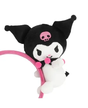 KUROMI Headband With Plush Charm