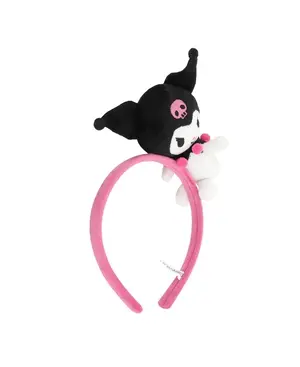 KUROMI Headband With Plush Charm