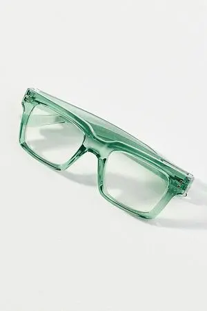 PEEPERS Xoxo Square Blue Light Readers - Mint