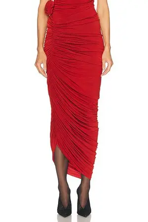 Magda Butrym Asymmetrical Midi Skirt