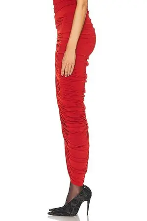 Magda Butrym Asymmetrical Midi Skirt