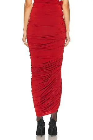 Magda Butrym Asymmetrical Midi Skirt