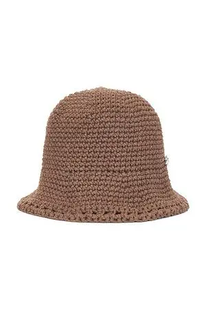Magda Butrym Magda Butrym Crochet Bucket Hat Brown