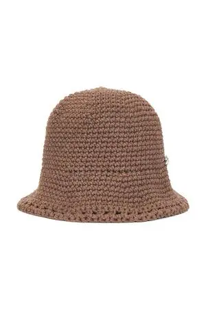 Magda Butrym Crochet Bucket Hat - Brown