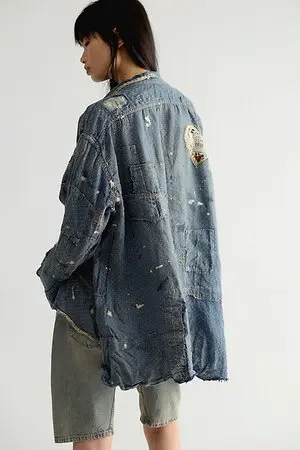 MAGNOLIA PEARL Workshirt - Blue Combo