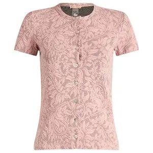 FRUITY BOOTY Posy Jacquard Short Sleeve Top