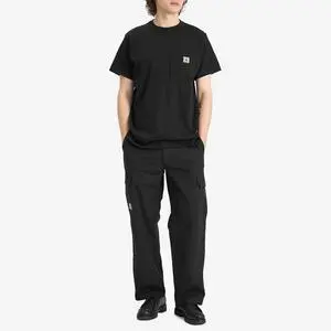 RANDY'S GARMENTS Logo Pocket T-shirt Presented By - Black