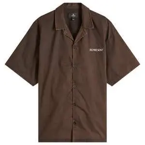 REPRESENT Script Camp Collar Shirt