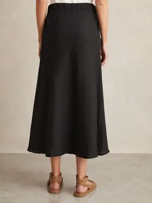 REISS Roxi Slip Midi Skirt