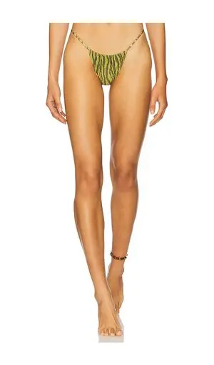 INDAH Jane Skimpy Printed Bikini Bottom - Ganja