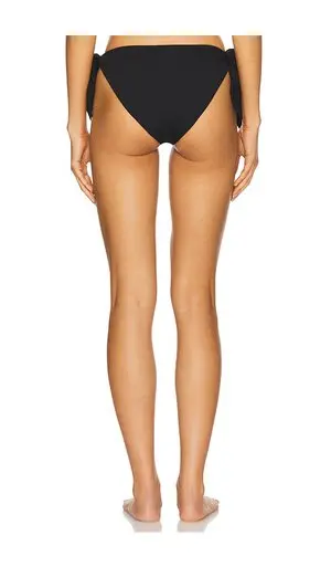 Susana Monaco Adjustable Tie Bottom Bikini - Black