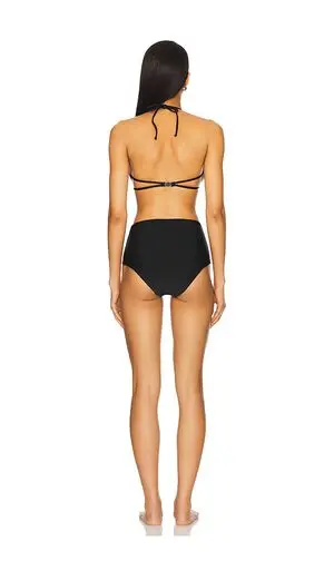 ADRIANA DEGREAS Solid Inamorata High-waisted Nipple Bikini