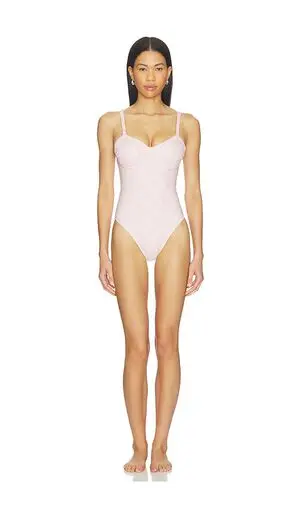 LoveShackFancy Brooksie Swimsuit - Chantilly