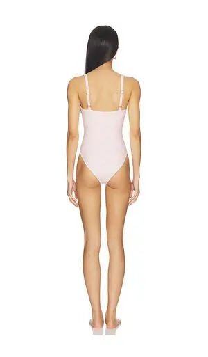 LoveShackFancy Brooksie Swimsuit - Chantilly