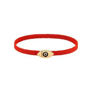 KARMA AND LUCK Evil Eye String Bracelet - Red