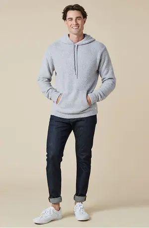 SOFTIES Solid Marshmallow Hoodie - Grey