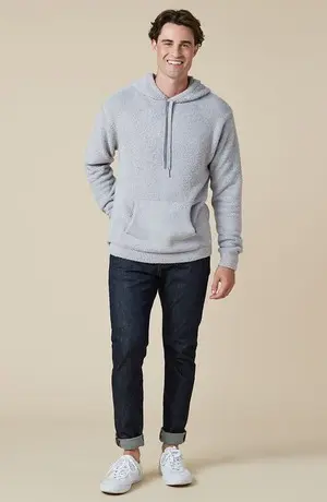 SOFTIES Solid Marshmallow Hoodie - Grey