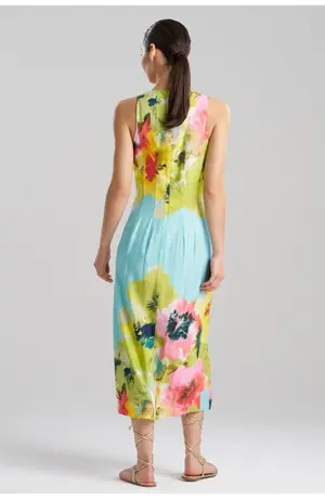 Natori Ophelia Seamed Midi Dress