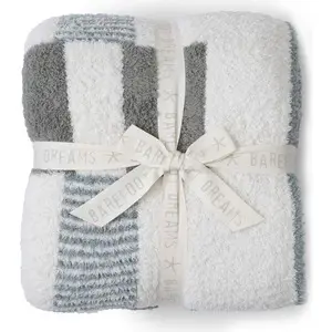Barefoot Dreams Cozychic® Tile Check Throw Blanket - Eucalyptus Multi