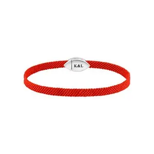 KARMA AND LUCK Evil Eye String Bracelet - Red