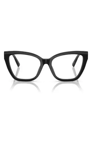 Tiffany & Co. 52mm Cat Eye Eyeglasses - Black/demo Lens
