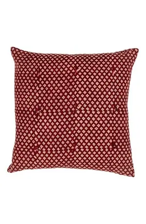 ALAMWAR Clover Decorative Pillow Cover - Plum