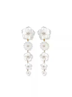 JENNIFER BEHR Hyacinth Earrings - White