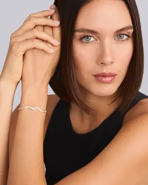 Lagos Sterling Caviar Spark Diamond Bracelet