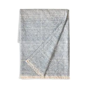 ANNIE SELKE Oliver Ombre Throw - Denim