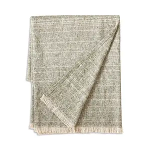 ANNIE SELKE Oliver Ombre Throw - Sage