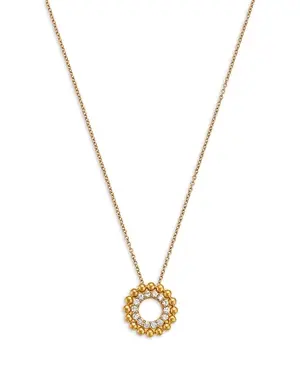 Bloomingdale'S Diamond Circle 14k Yellow Pendant Necklace - Gold
