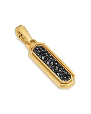 David Yurman Streamline Inlay Amulet - Black/gold