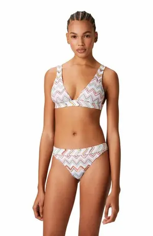 Missoni 3d Lamé Zigzag Bikini - Multicoloured