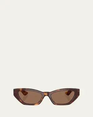 KHAITE X OLIVER PEOPLES 1961c Cat-eye Sunglasses - Brown