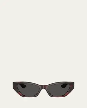 KHAITE X OLIVER PEOPLES 1961c Cat-eye Sunglasses - Grey