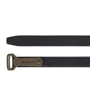 Balenciaga Bottle Opener D-ring Belt - Black