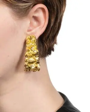 Alexis Bittar Brutalist Hoop Earrings