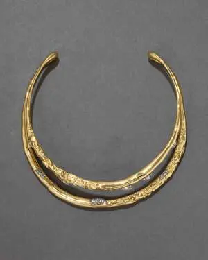 Alexis Bittar Brut Crystal Thorned Collar Necklace