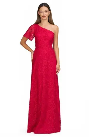Js Collections Anastasia Single Flutter Sleeve Gown