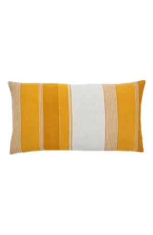 ALAMWAR Stripe Pillow Cover - Ochre