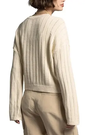 WEEKEND LOS ANGELES Francesca Linen & Cotton Sweater