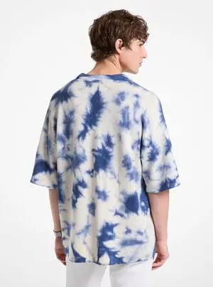 Michael Kors Tie Dye Wool And Cashmere Sweater